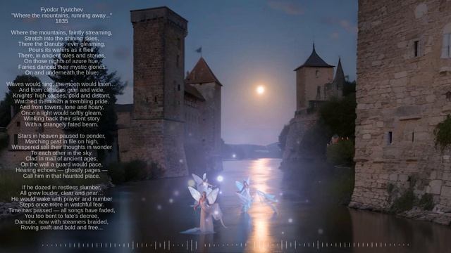 Fyodor Tyutchev "Where the mountains, running away..." 1835