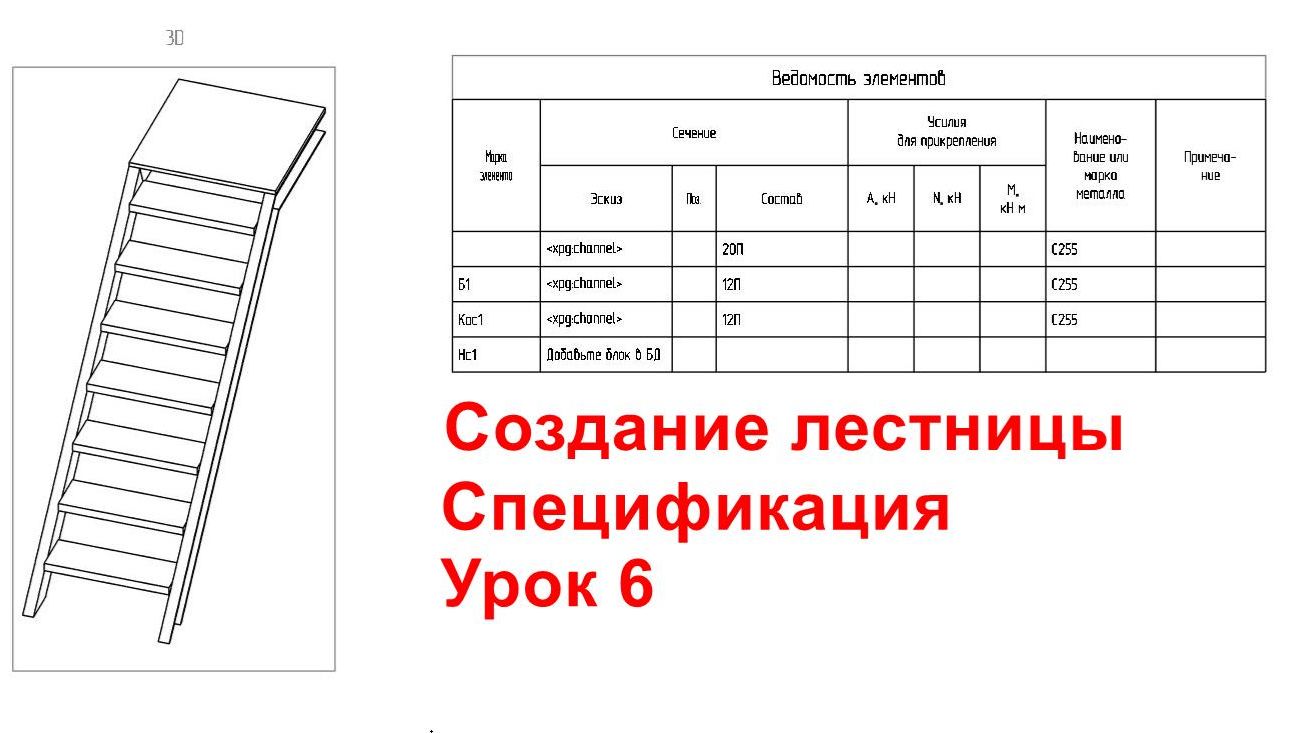 08. Model Studio Строительные решения.Создание компонентов.Спецификация1