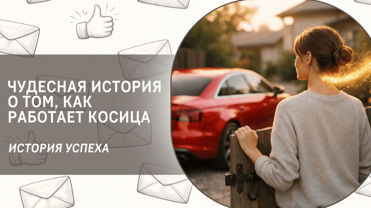 Чудесная история о том, как работает косица. История успеха