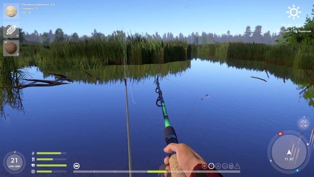 Русская рыбалка 4. Раздача голавля на озере Медвежьем.