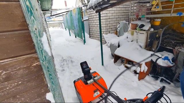 Обзор электро  снегоуборщика daewoo 3000e