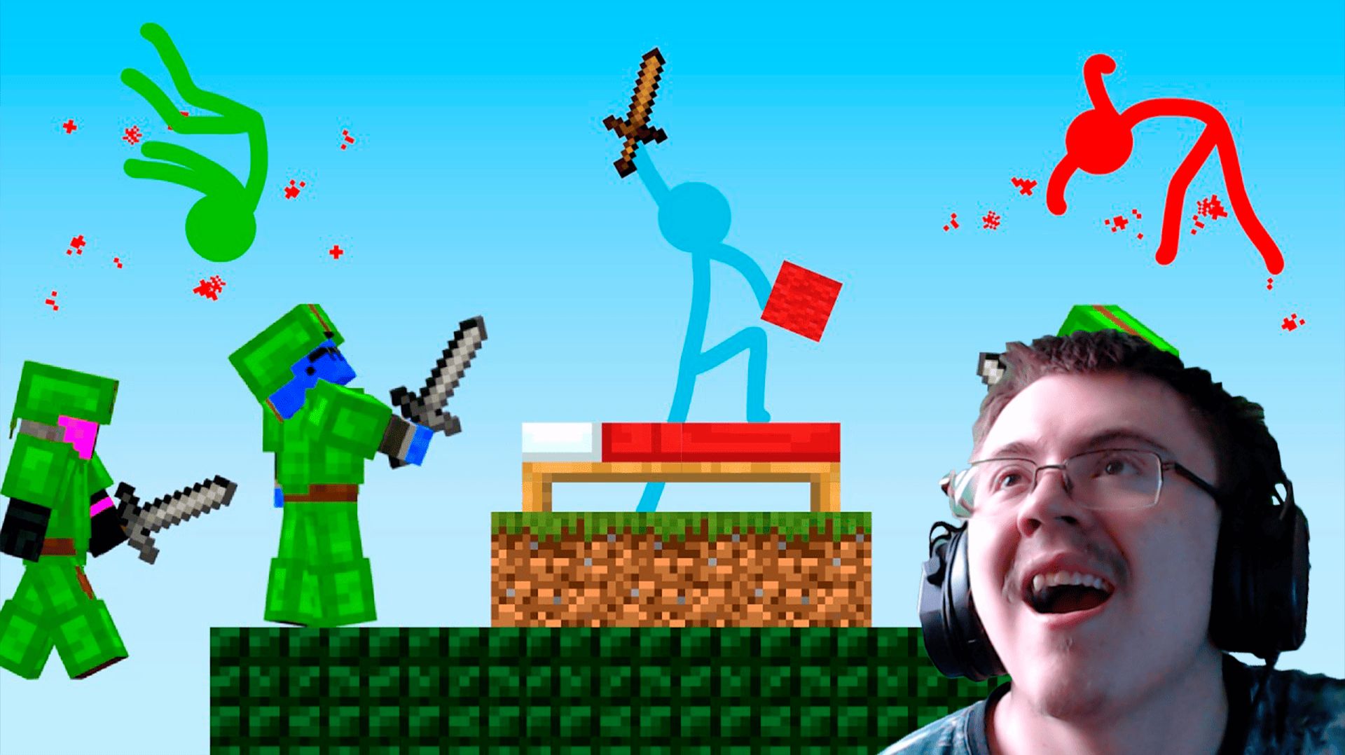 Bedwars - Animation vs. Minecraft Shorts Ep 36 ( @Alan Becker ) | Реакция