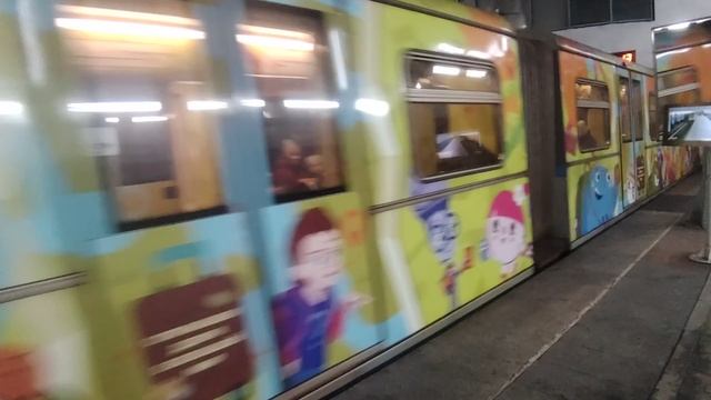 тематический электропоезд 81-740 Русич,  Открываем двери в большой мир отправляется со станции Мякин