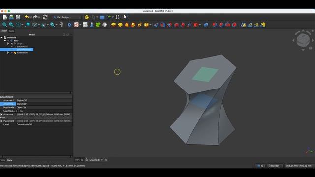FreeCAD Loft & Sweep с базовыми плоскостями [Учебное пособие по FreeCAD 2026 - Часть 10]
