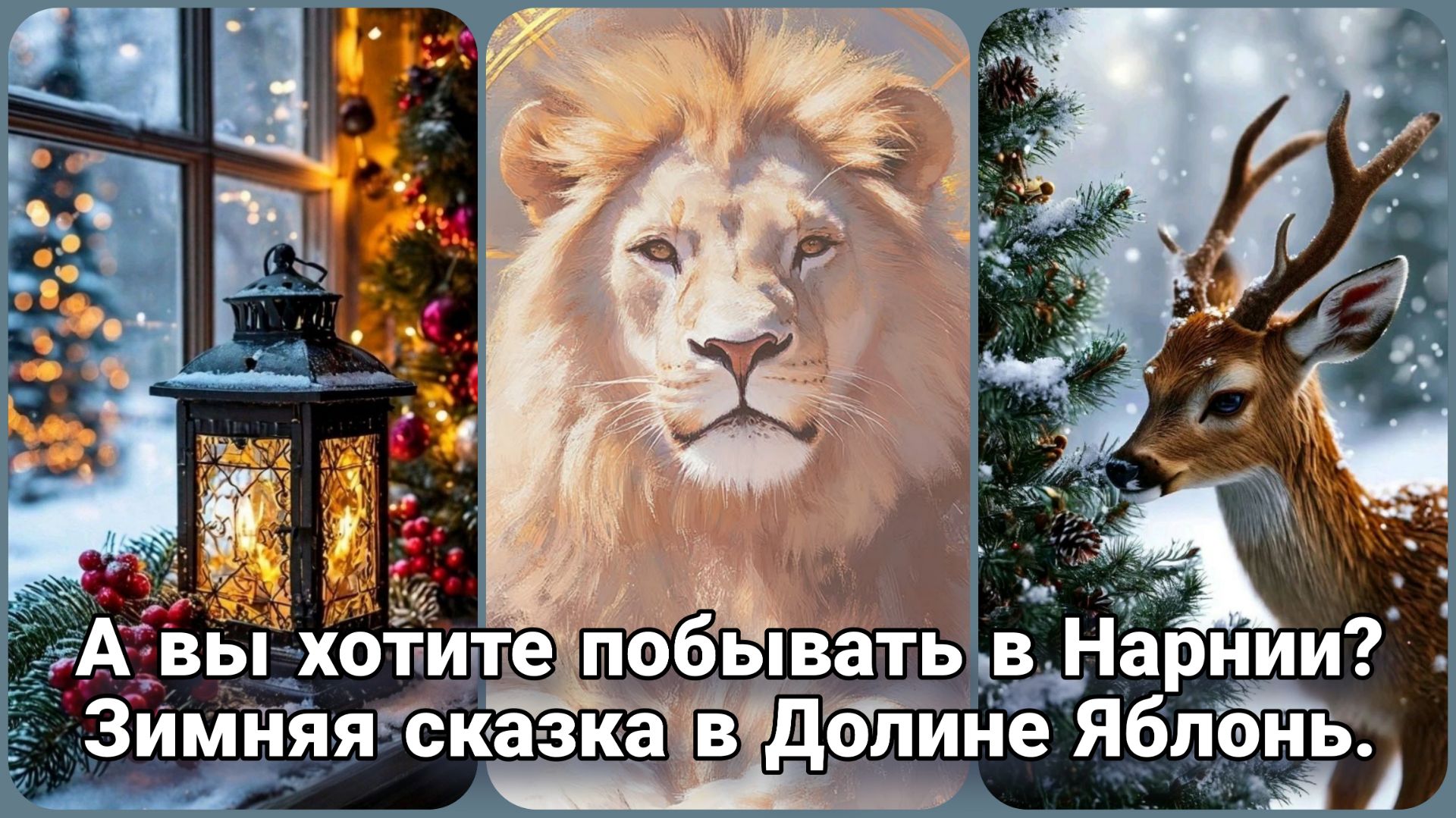 🌨️ Прогулка в Нарнию: Тихая Зима в Долине Яблонь | Медитация под Музыку 🌨️