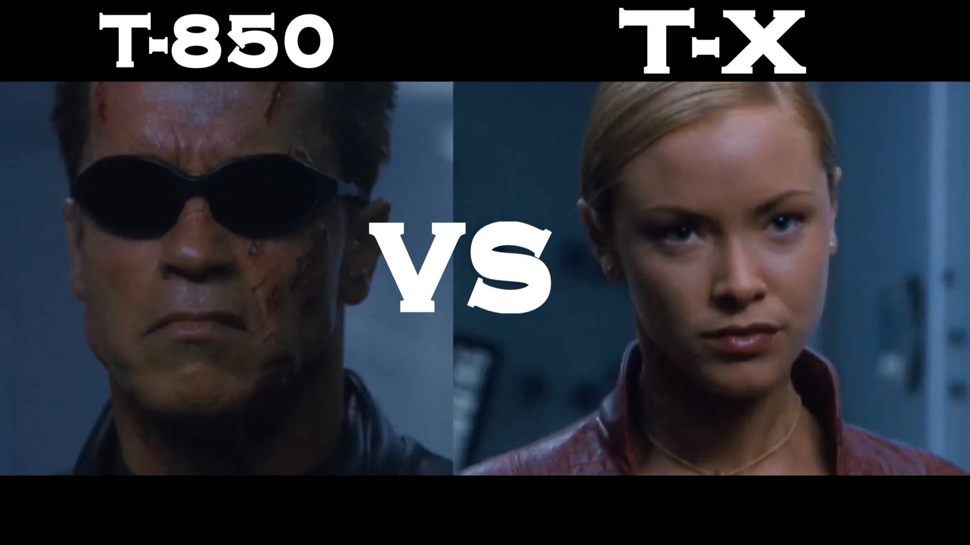 Драка Terminator T-850 vs T-X. Фильм Терминатор 3. Восстание машин. Open Matte.