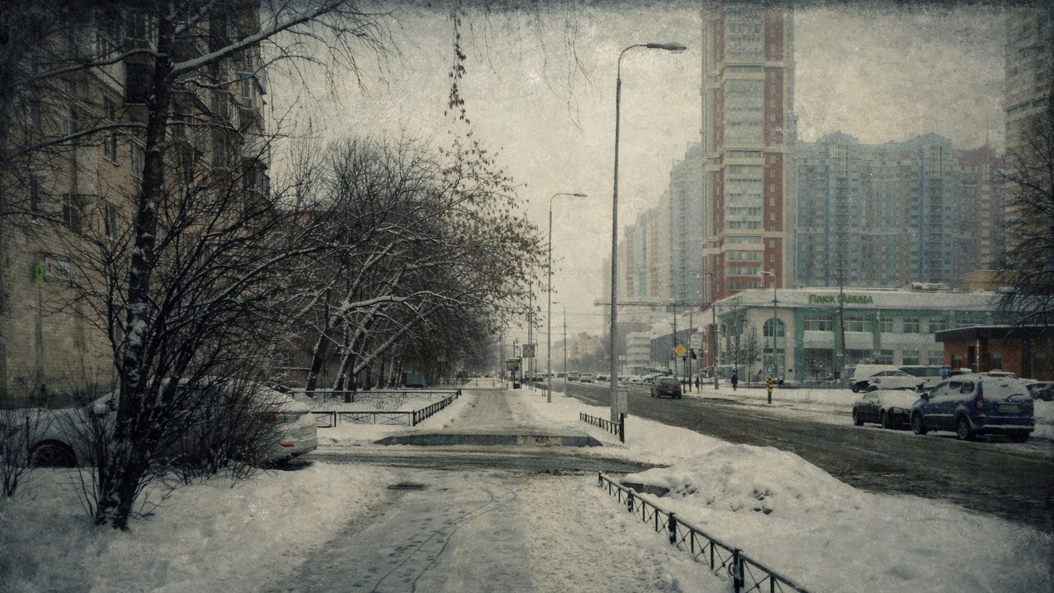 Зима на Проспекте Просвещения (Февраль 2025)