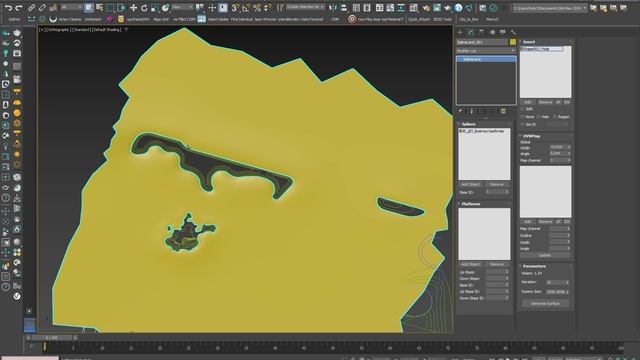 курс по архвизу, Глава 2: 03 - Строим первую геопластику с помощью плагина СплайнЛэнд