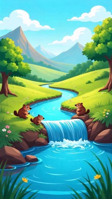 Бобры: ИИ-песенка на стихи В.М. Катанова