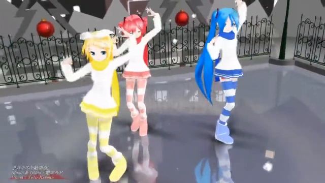 Teto Kasane -  Like-Love Climaxitis (Cover) (Miku Hatsune & Rin Kagamine Dance)