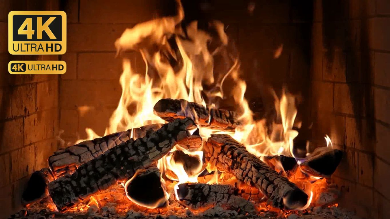 Fireplace 4K / Камин 4К для сна и отдыха 4K UHD