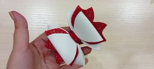 Бант из фоамирана своими руками. МК бант