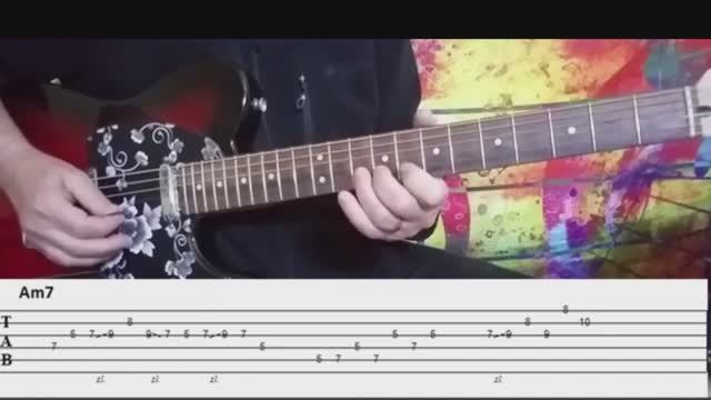 Blues in Am(tab,backing track)