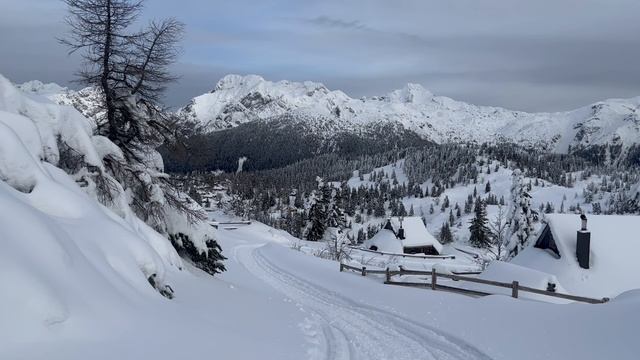 🇸🇮🇸🇮Снега по колено🇸🇮🇸🇮Велика планина🇸🇮🇸🇮Словения🇸🇮🇸🇮