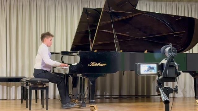 Выступление на конкурсе Северное сияние, ДМШ им.Н.С.Голованова, 06.02.2026 г.