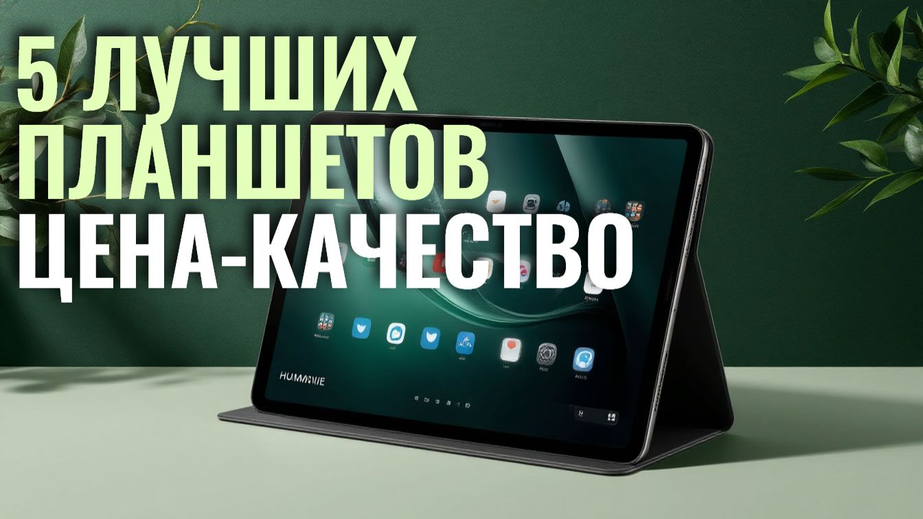 Лучшие планшеты января 2026: обзор 5 топовых по цене и характеристикам