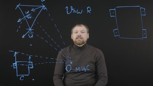 Плоскопарарллельное движение роботов