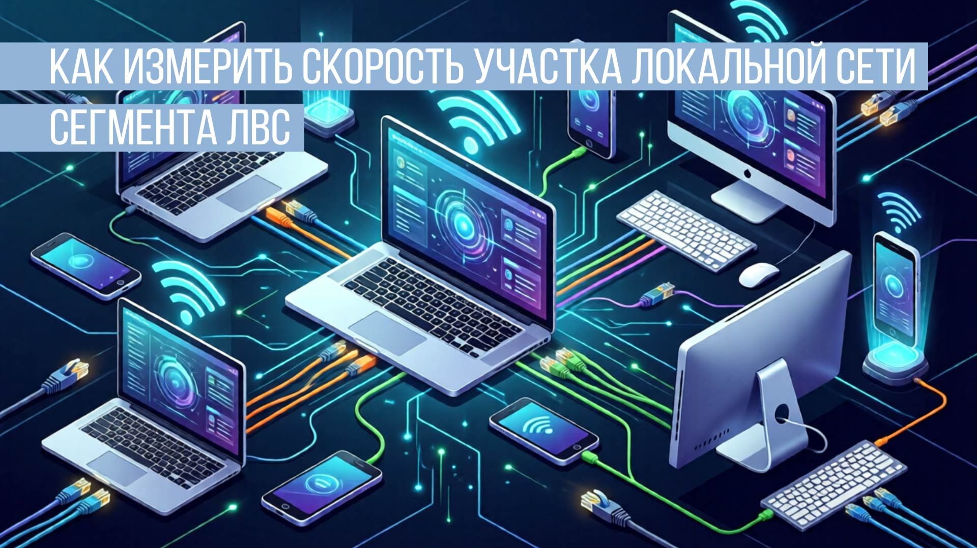 Как измерить скорость участка локальной сети