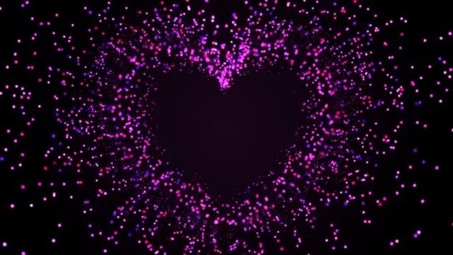 Сердце частицы // футаж