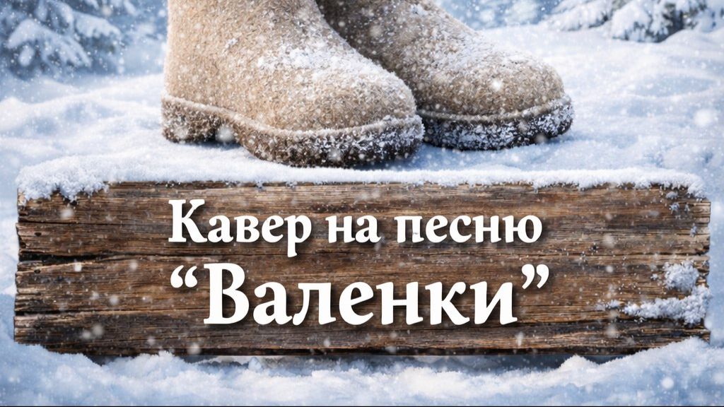 Кавер на песню "Валенки"
