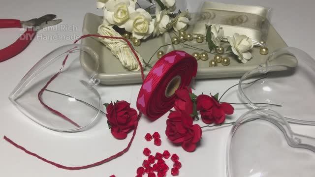 Сердце к 14 февраля, юбилею Свадьбы легко и просто ❤️