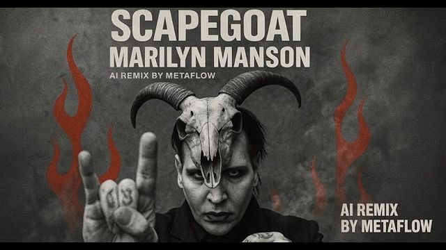 Scapegoat - Marylin Manson Inspired Industrial Nu Metal I Mix [2000s Psycho Hardcore Rock]