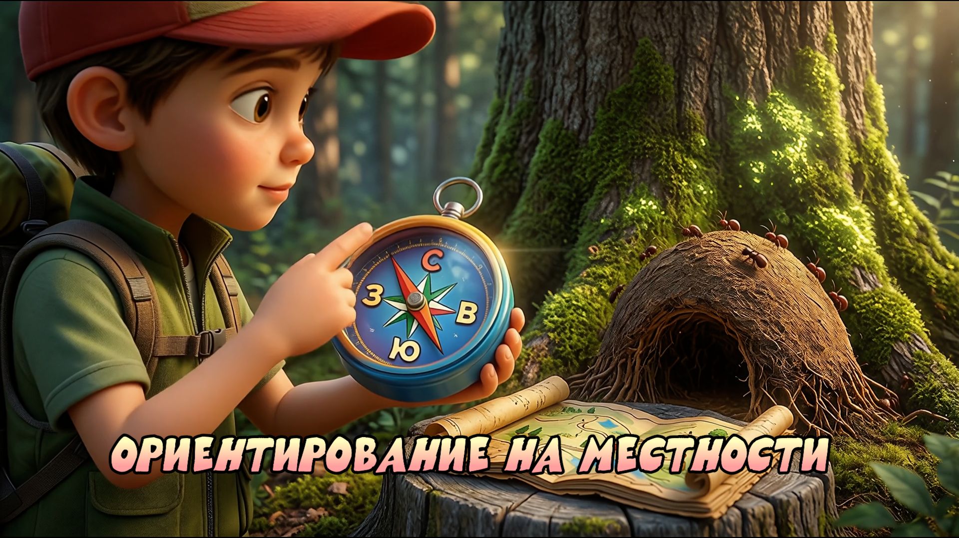 Ориентирование на местности. ГЛОНАСС 🧭🌳 | Плешаков | Окружающий мир 2 класс