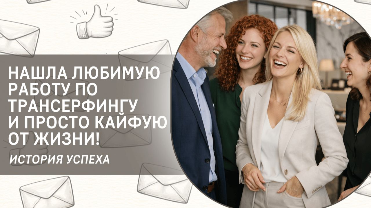 Нашла любимую работу по Трансерфингу и просто кайфую от жизни! История успеха