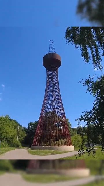 Полибино. Шуховская башня. Первый в мире гиперболоид инженера Шухова #shorts