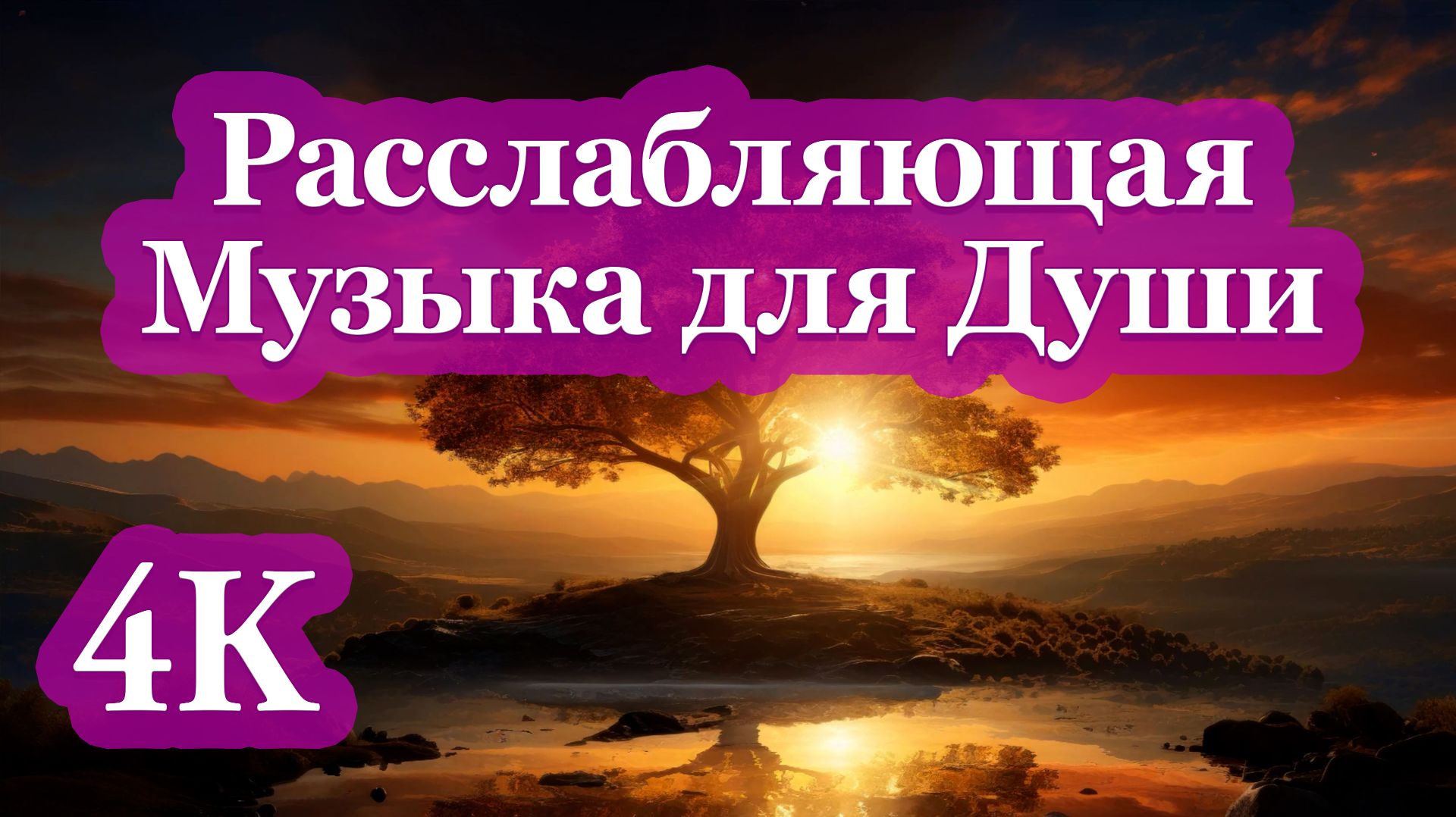4K Расслабляющая Музыка для Души | Природа и Закат 🌅✨🌅