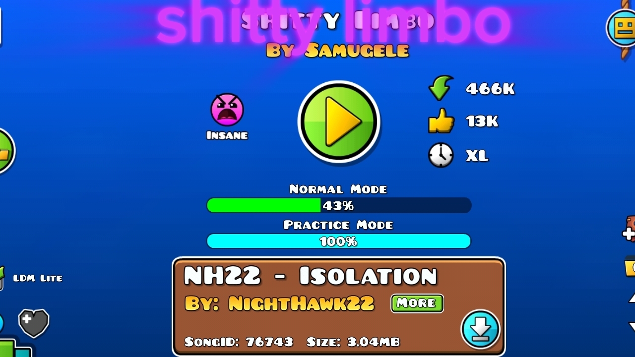 shitty limbo. день 1. [Geometry Dash]