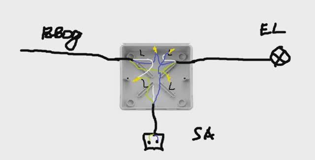 Как просто соединить провода в распаечной коробке. Две простые схемы.