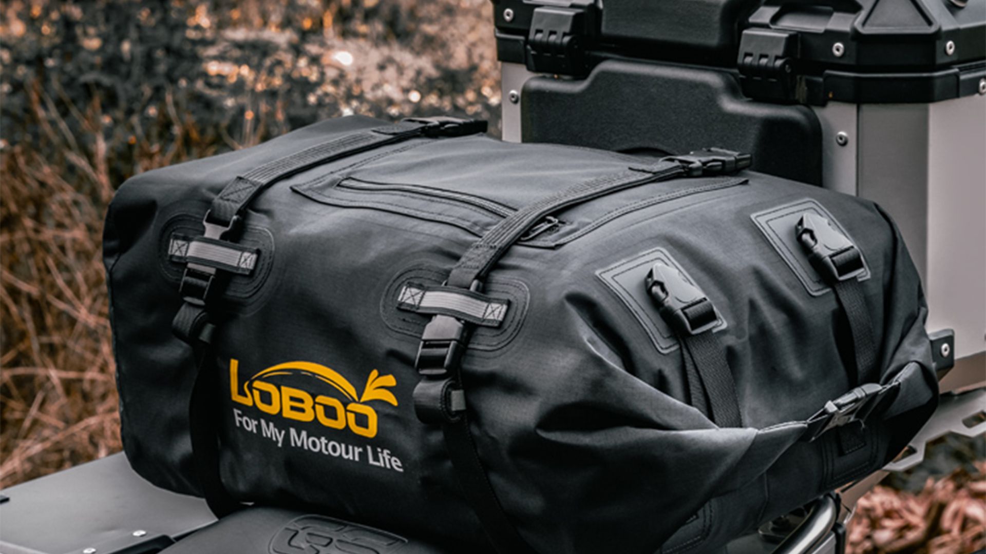 LOBOO BWB30BK Дополнительная багажная сумка для мотоцикла на 30L