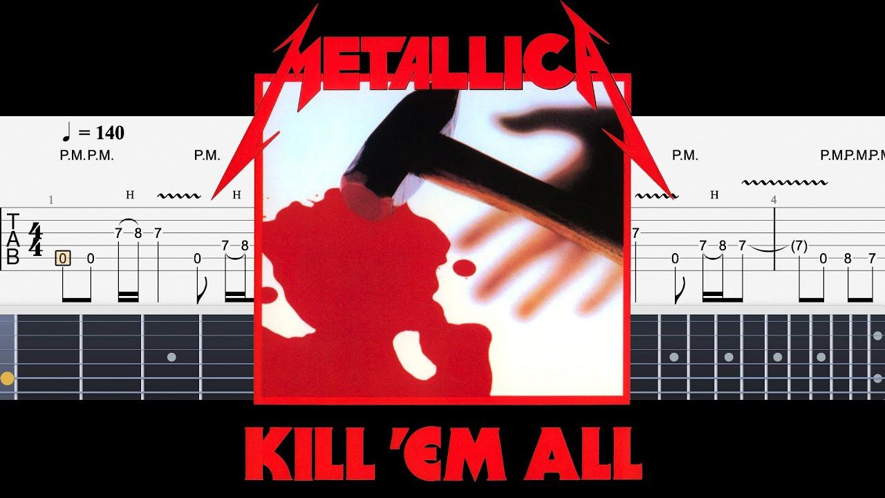 Metallica - Seek and Destroy, как играть на гитаре (табулатура)
