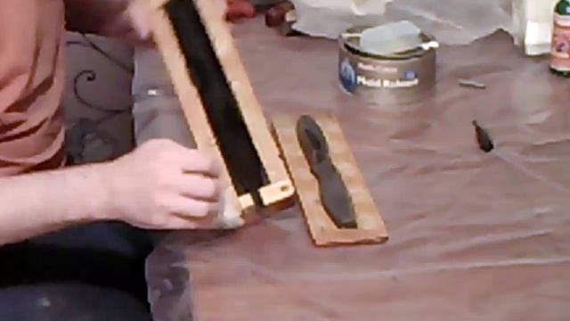 №1- Нанесение разделительного воска на матрицу .