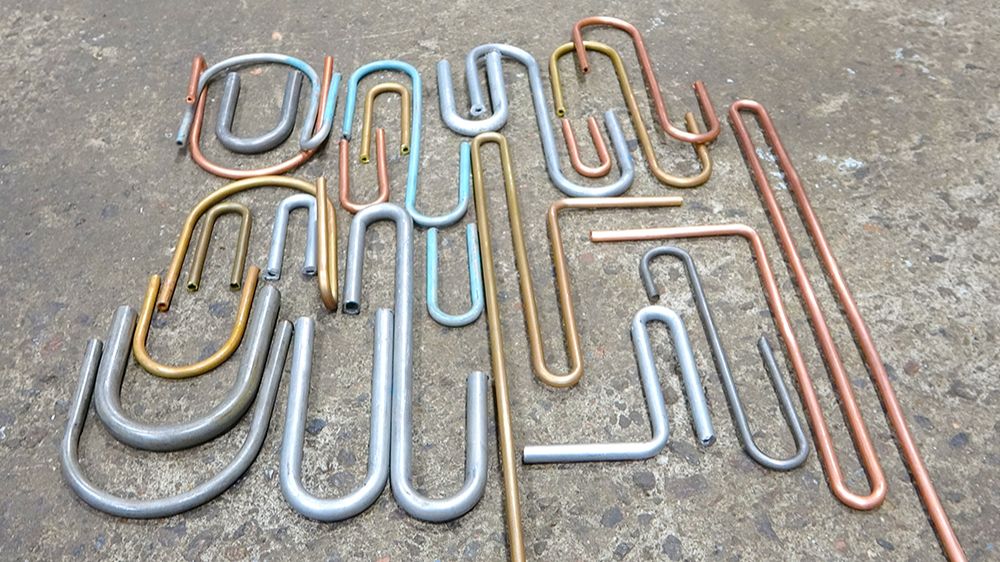 Дорновая гибка тонких трубок из меди латуни алюминия - трубогиб автоматический MASTER.3X