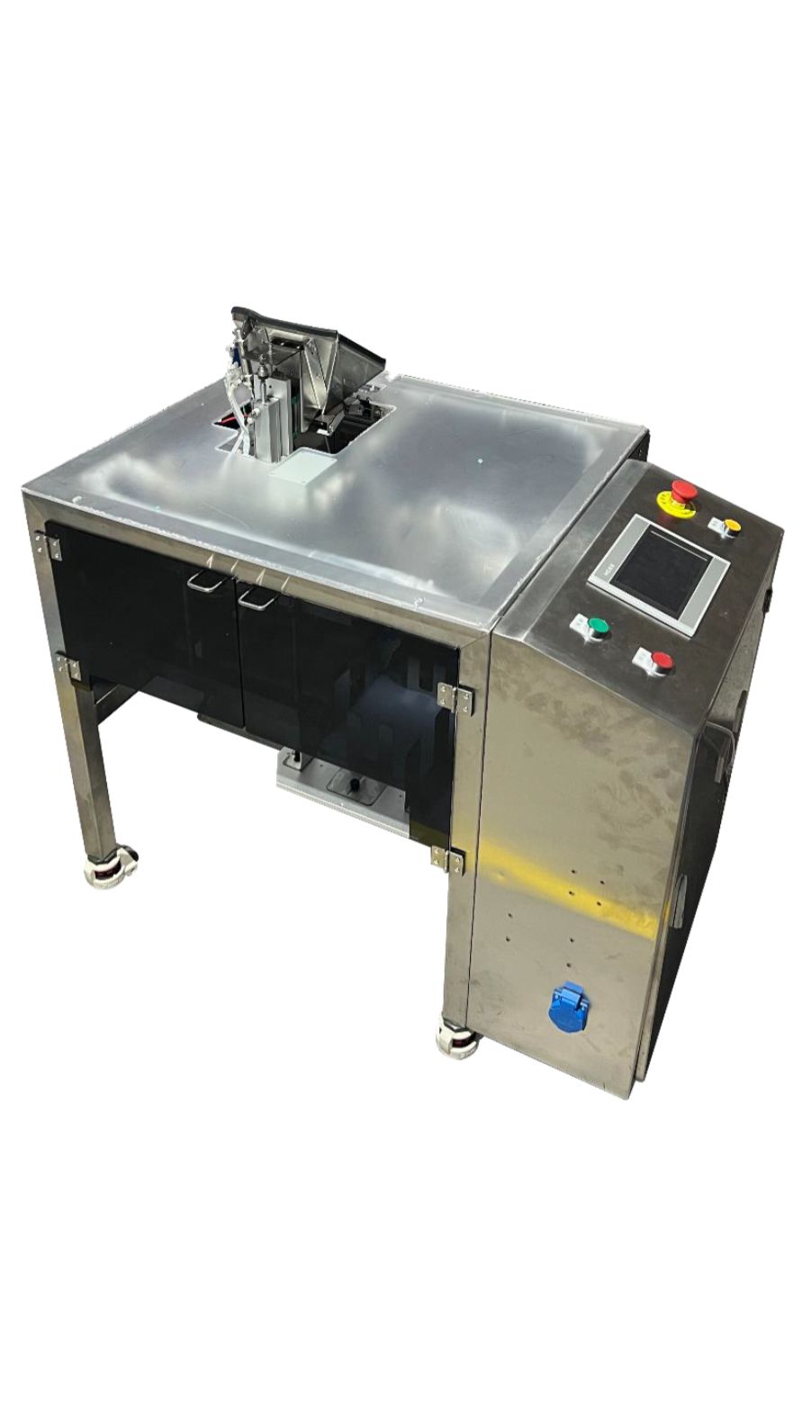 Автомат упаковки в готовые и дой-пак пакеты LT-200 с ручным дозированием.