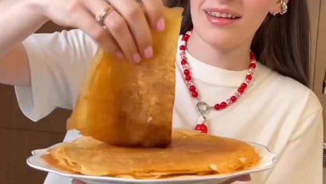 Блинчики с дырочками ТРИ СТАКАНА...🥞🥛😋