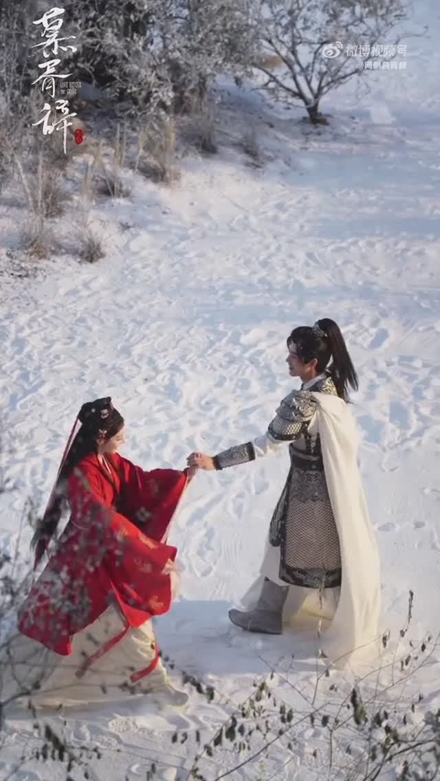 Актеры дорамы "Любовь за гранью смерти". Дильраба Дильмурат и Чэнь Фей Юй