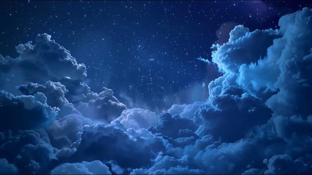 Ночные облака и тишина — глубокое расслабление и белый шум • 3 часа