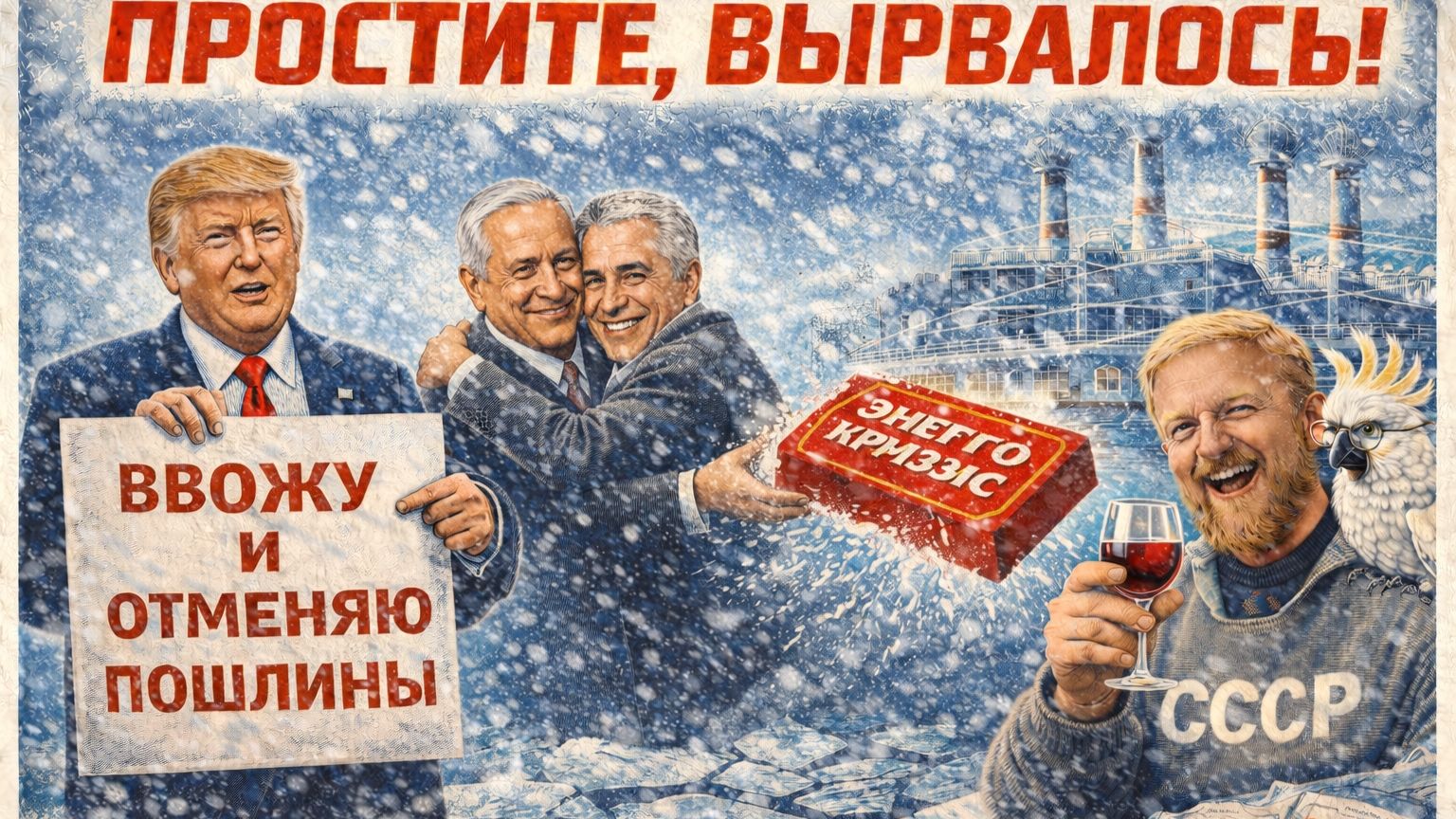 8.02.26 | "Простите, вырвалось! №350 | Энергокризис на Украине, реакция Нетаньяху на списки Эпштейна