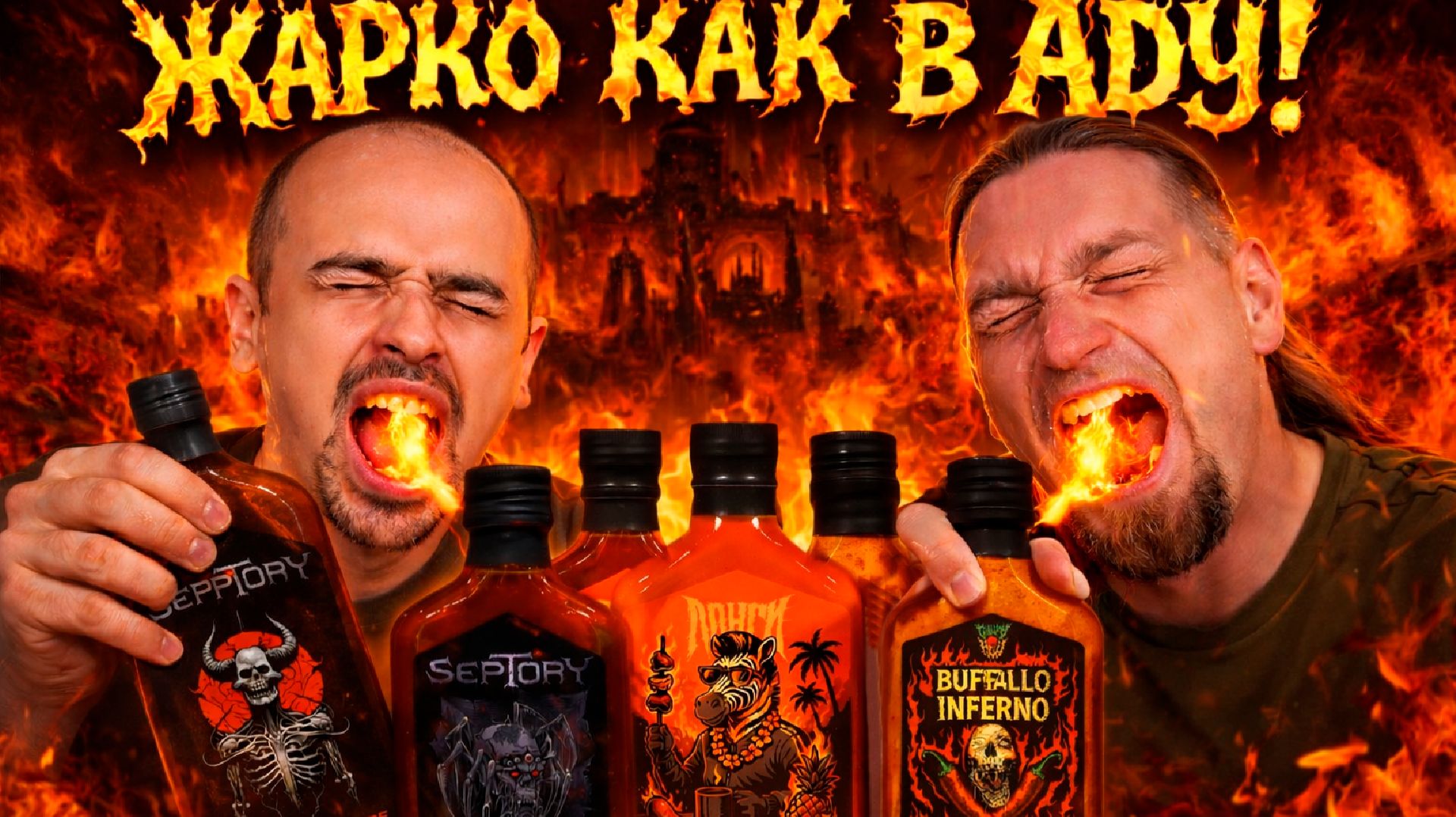 Экстремально острые соусы Chili From Hell! Пробуем вместе с Дмитрий "Deiron" из группы Septory!