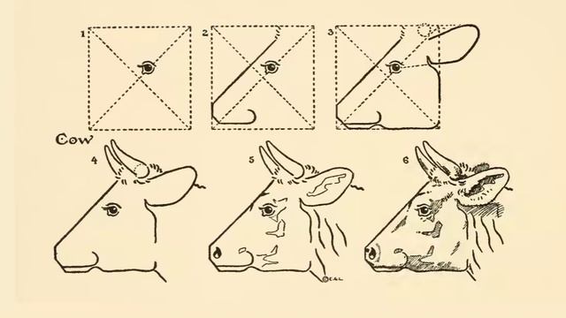 Как нарисовать корову?