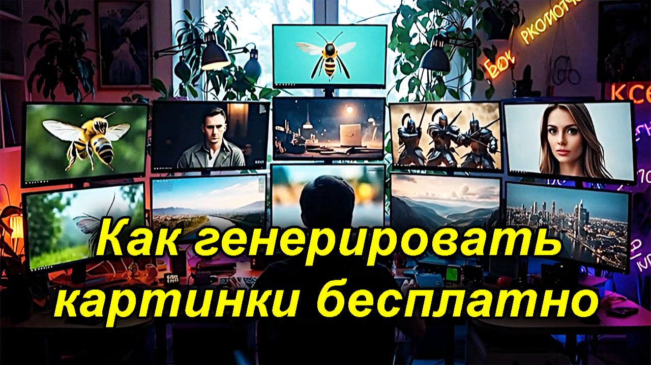 Как генерировать картинки бесплатно_ при помощи нейронных сетей.