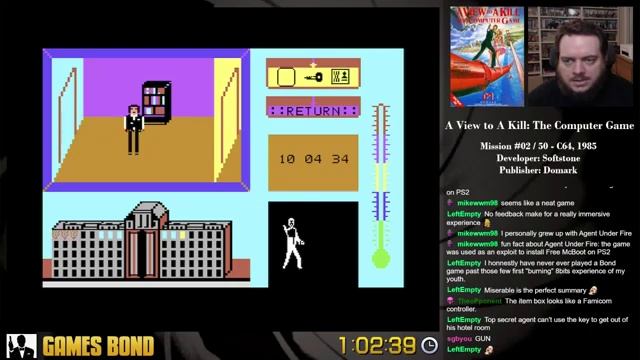 Games Bond | #02 A VIew to A Kill: The Computer Game (1985) (Part 1/2)