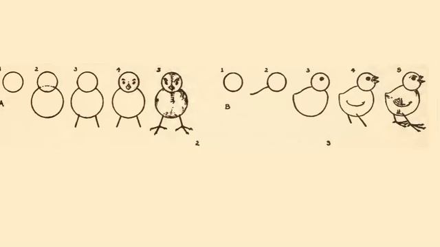 Как нарисовать цыплёнка?