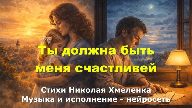Ты должна быть меня счастливей