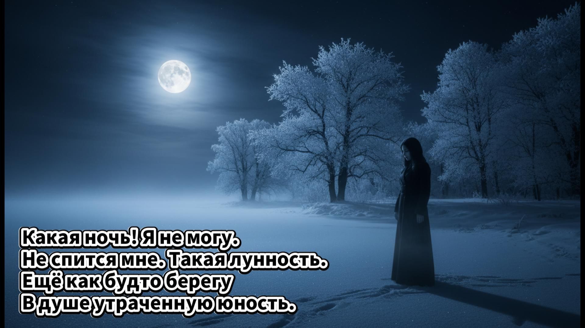 Какая ночь. С. Есенин