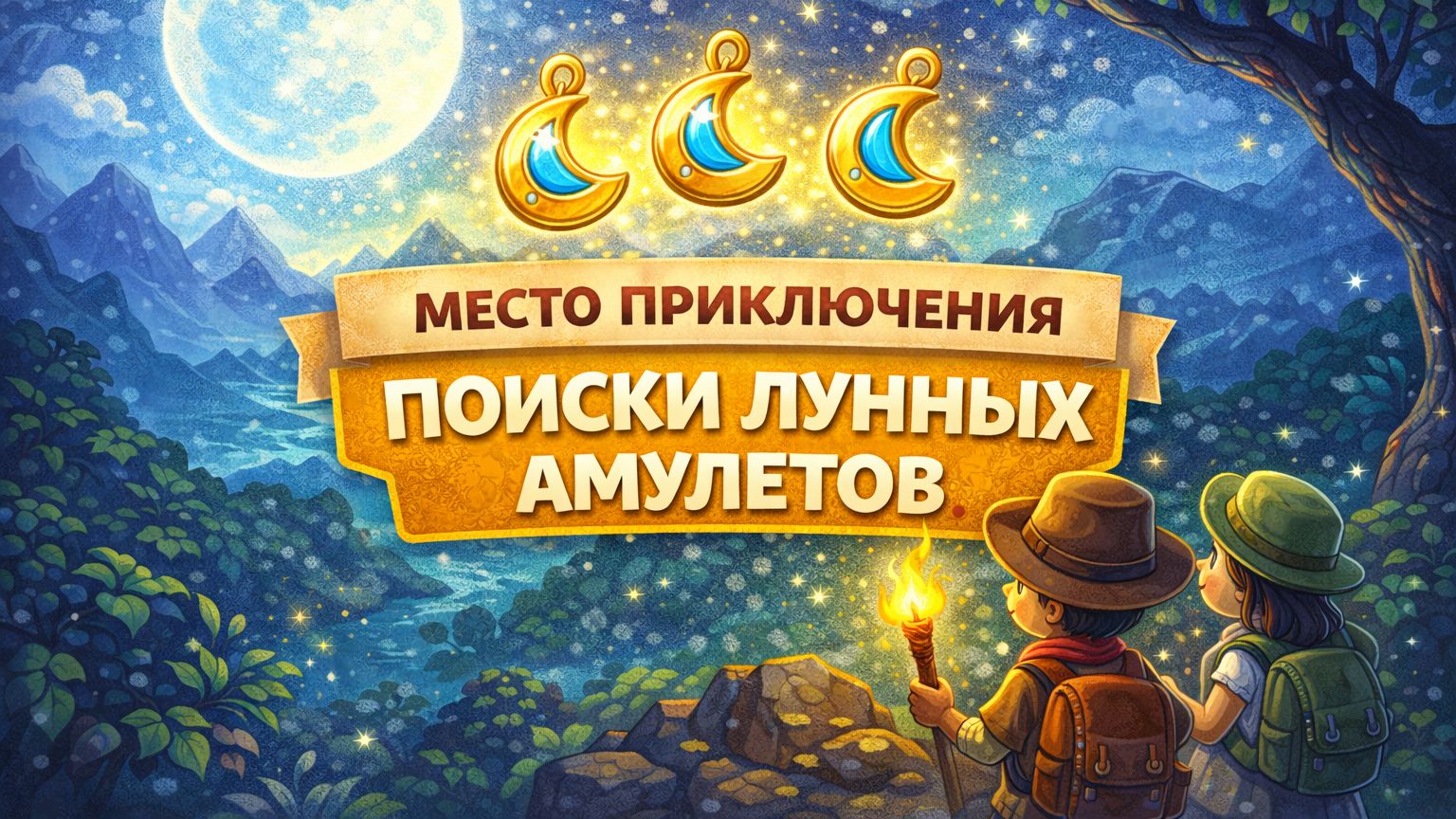 Место приключения: Поиски лунных амулетов — правила | Как играть