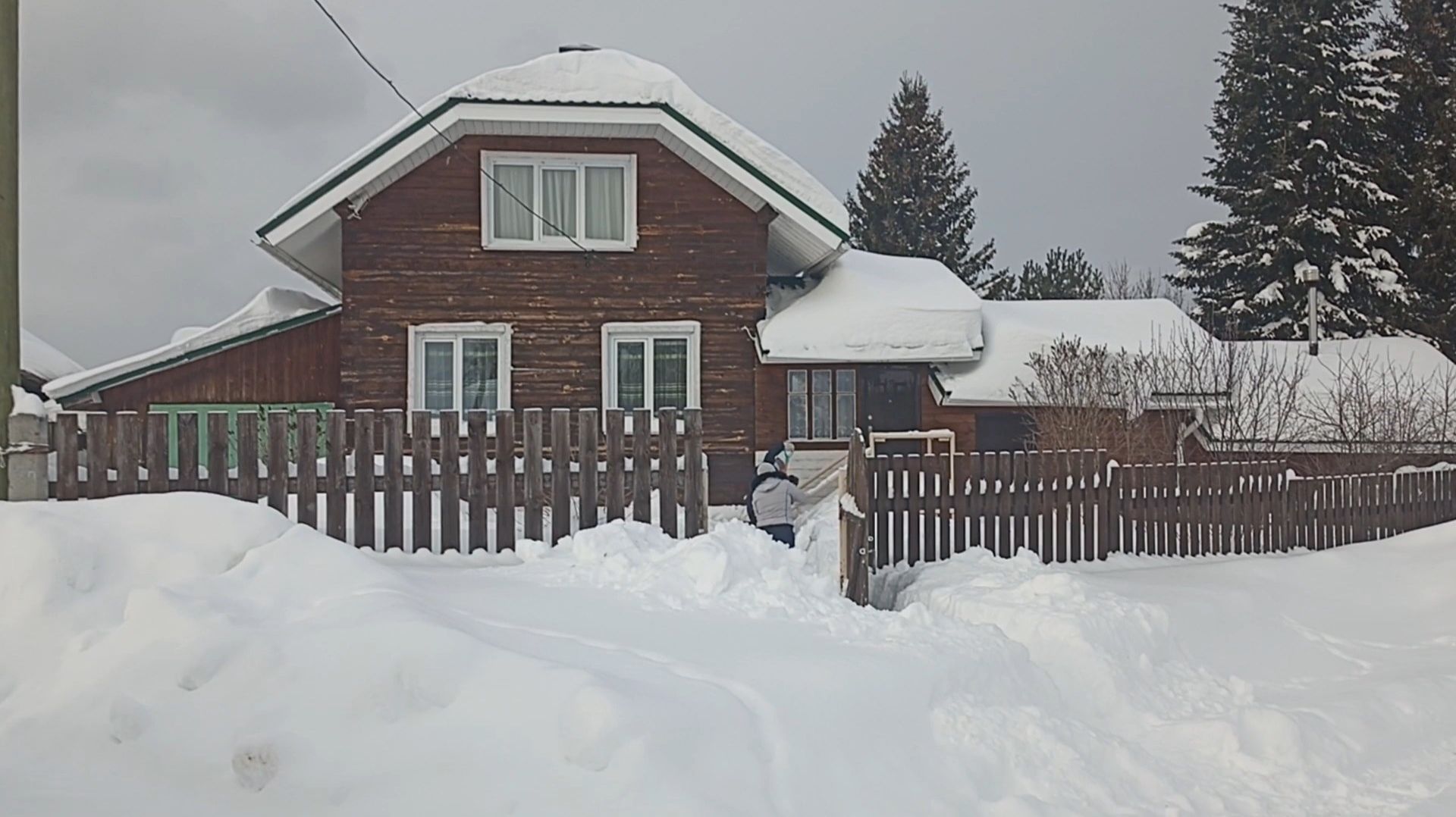 Снежный апокалипсис на даче. Экстренная вылазка 08.02.26 на дачу в Посёр в Ильинский район